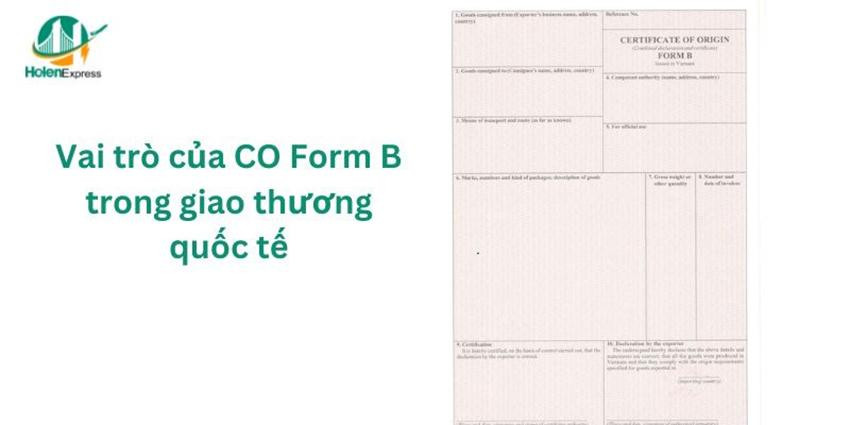CO Form B: Chứng nhận xuất xứ khi gửi hàng đi Mỹ