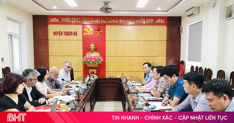 AFD và huyện Thạch Hà thống nhất một số nội dung về tiểu dự án đô thị