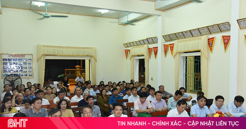 Địa phương đầu tiên ở Hà Tĩnh lấy ý kiến nơi cư trú với người ứng cử ...