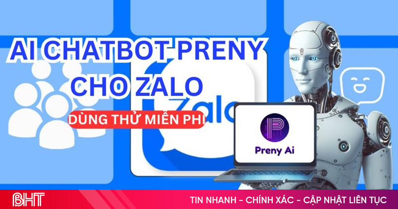 AI chatbot Preny - Zalo chatbot AI tốt nhất cho doanh nghiệp | Báo Hà ...