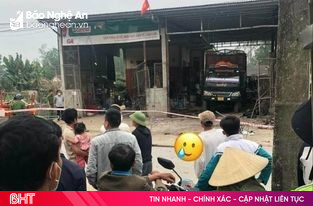 Nghệ An: Hé lộ nguyên nhân ban đầu vụ nổ lớn tại gara ô tô