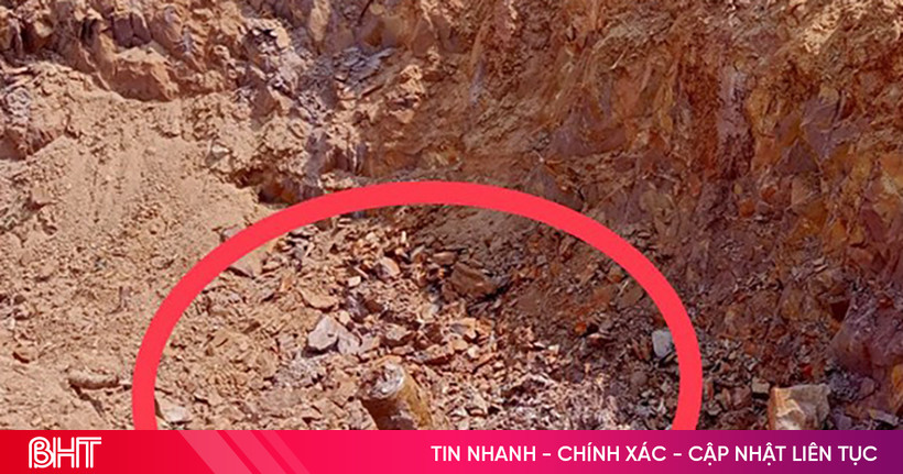 Phát hiện quả bom lớn khi san nền làm nhà | Báo Hà Tĩnh - Tin tức Hà ...