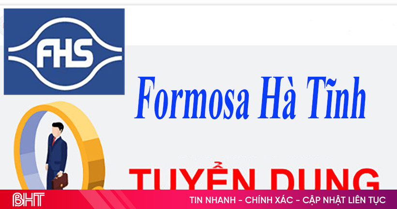 Formosa Hà Tĩnh tuyển dụng lao động và tuyển sinh đào tạo ngắn hạn