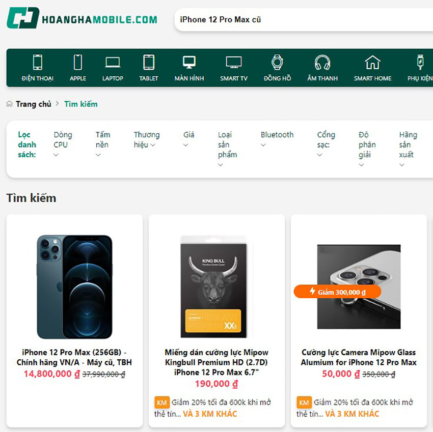 iPhone 12 Pro Max cũ giá bao nhiêu? Mua iPhone 12 Pro Max cũ ở đâu rẻ nhất?