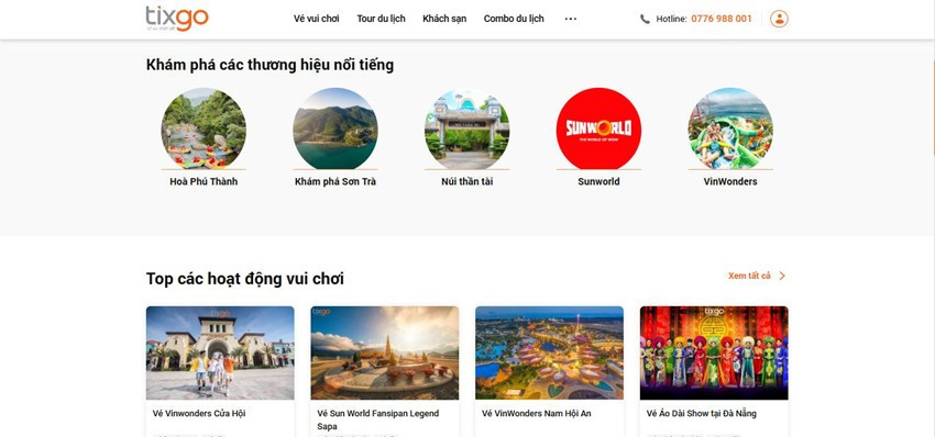 Tixgo - Nền tảng đặt vé vui chơi online tiện lợi trong kỷ nguyên du lịch số